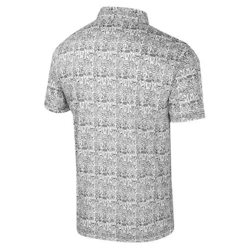 COLOSSEUM Baylor Bears It's Time! Allover Print Polo