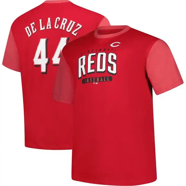 Profile Elly De La Cruz Cincinnati S Big & Tall Name & Number T-shirt - Red