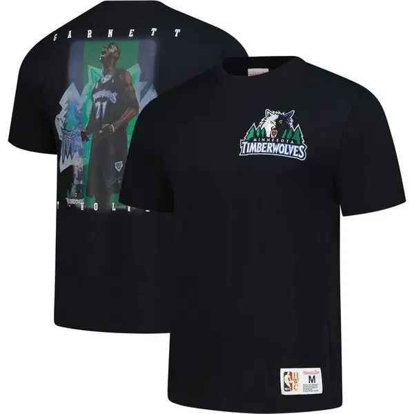 Mitchell & Ness Kevin Garnett Minnesota Timberwolves Hardwood Classics Nba Legends T-shirt - Black