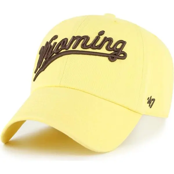 '47 Wyoming Cowboys Vault Clean Up Cap - Gold