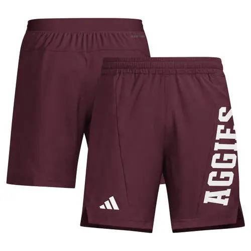 Adidas Texas A&m Aggies Designed For Training Aeroready Shorts - Maroon