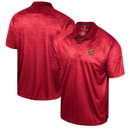 COLOSSEUM Maryland Terrapins Honeycomb Raglan Polo