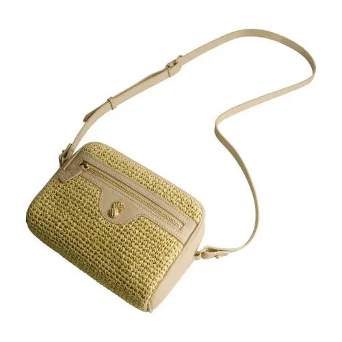 Tommy Bahama Soft Straw Camera Bag