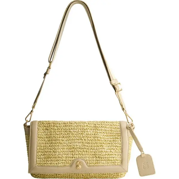 Tommy Bahama Soft Straw Flap Crossbody
