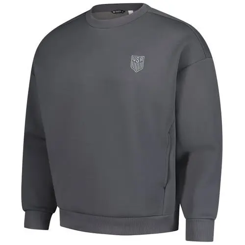 LEVELWEAR Usmnt Luxe Signature Lineage Tri-blend Pullover Sweatshirt