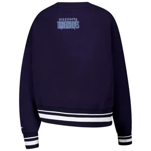 PRO STANDARD Minnesota Timberwolves Cropped Pullover Sweatshirt