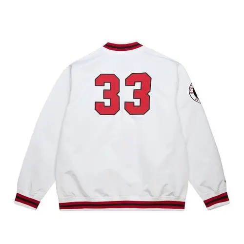 Mitchell & Ness Scottie Pippen Chicago Bulls Nba Legends Satin Jacket - White