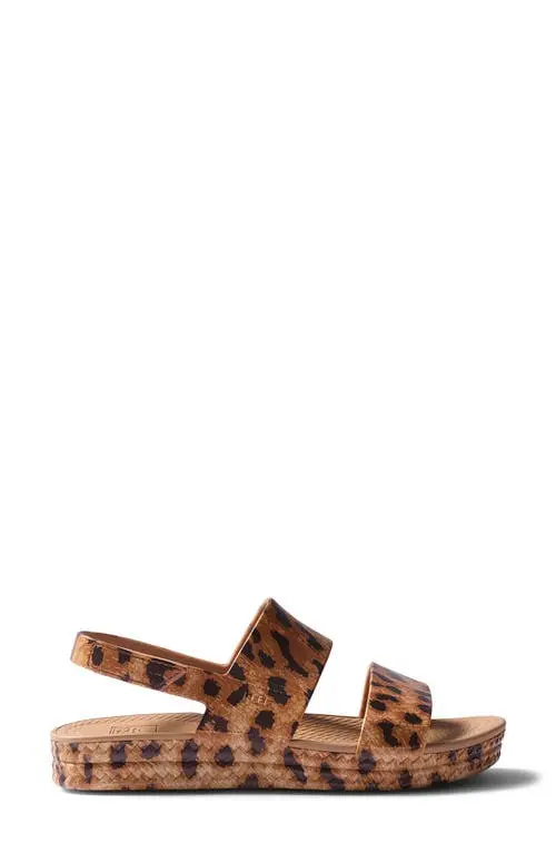 Reef Water Vista Slingback Sandal - Leopard