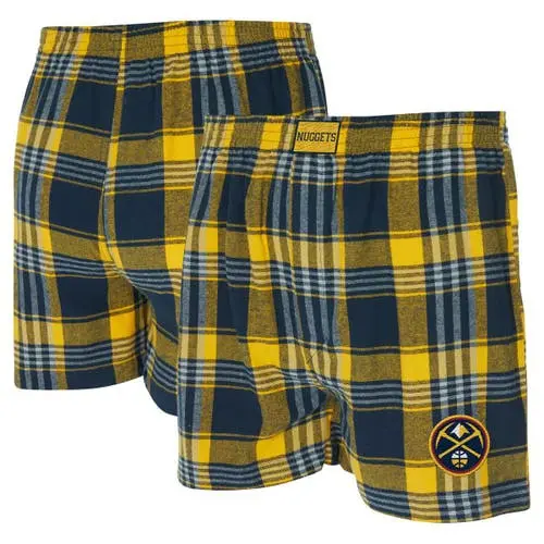 CONCEPTS SPORT Denver Nuggets Region Flannel Boxer Short