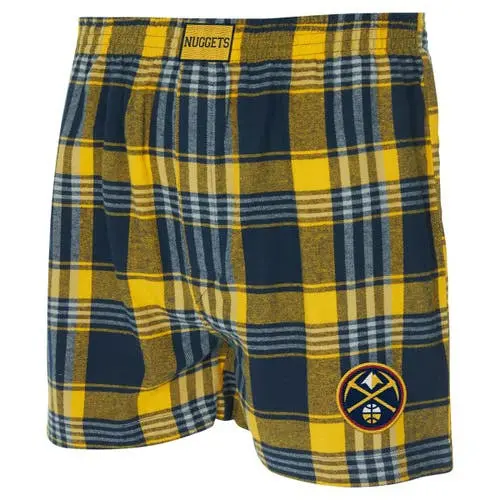 CONCEPTS SPORT Denver Nuggets Region Flannel Boxer Short