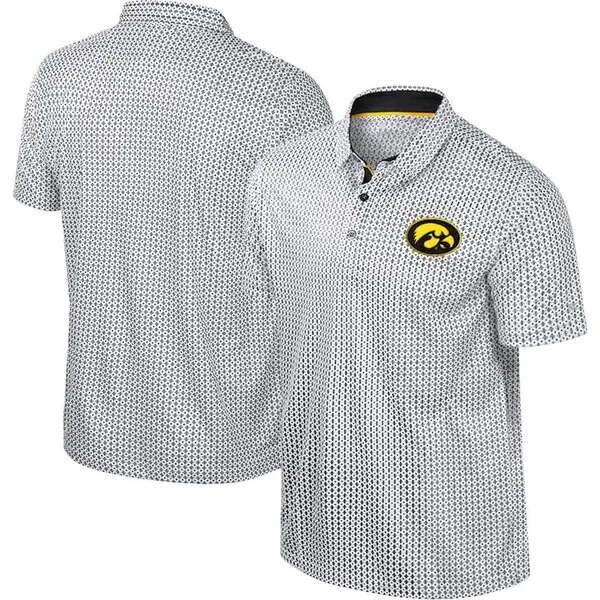 COLOSSEUM Iowa Hawkeyes Big & Tall Marty Rival Polo