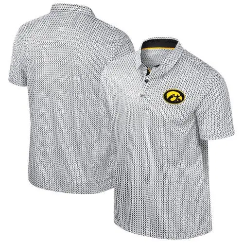 COLOSSEUM Iowa Hawkeyes Big & Tall Marty Rival Polo