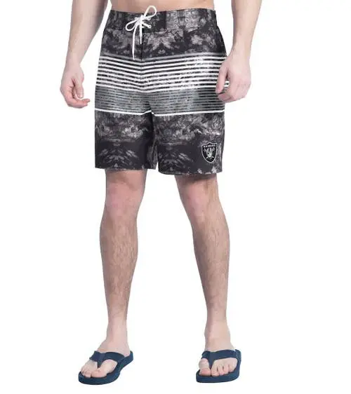 G-III SPORTS BY CARL BANKS Horizon Volley Swim Shorts - Black