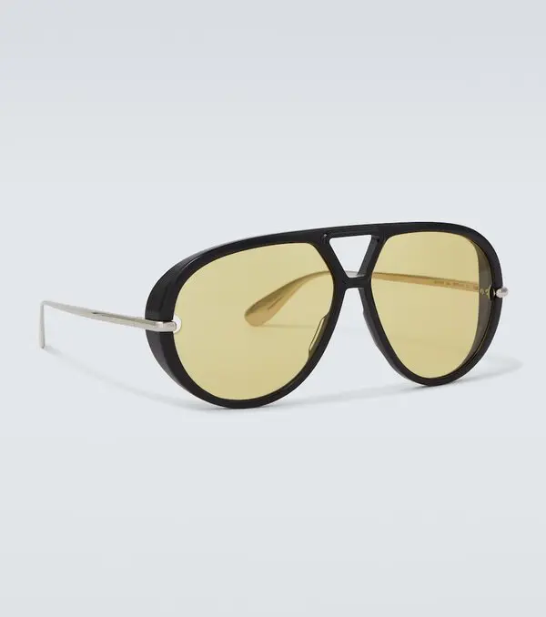 Bottega Veneta Aviator Sunglasses - Black