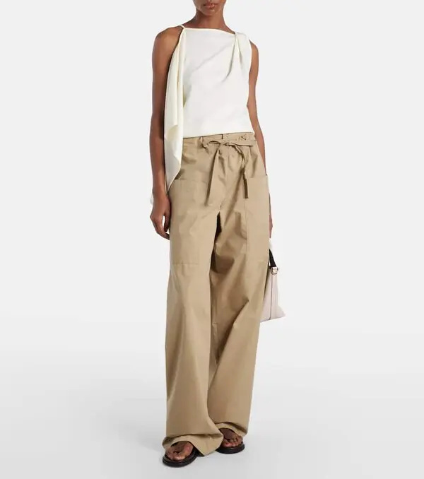 TOD'S Suede Thong Sandals