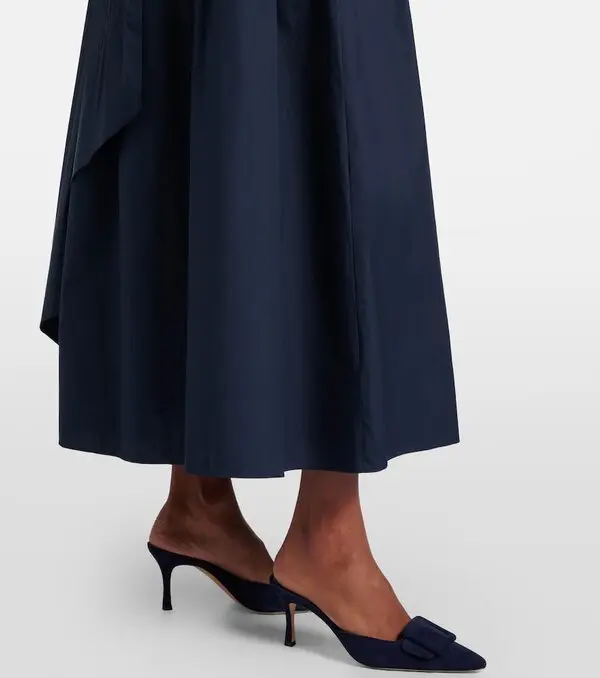 Max Mara Ussita Cotton Poplin Midi Dress