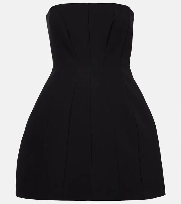 Max Mara Betel Strapless Minidress - Black