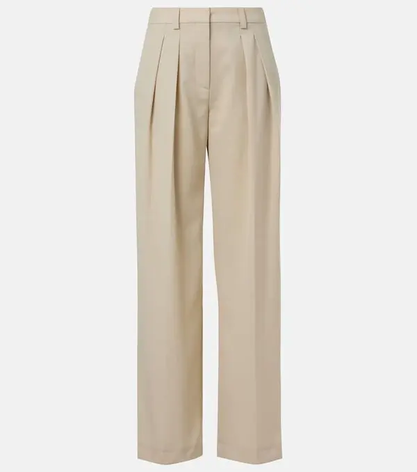THE FRANKIE SHOP Daytona High-rise Wide-leg Trousers