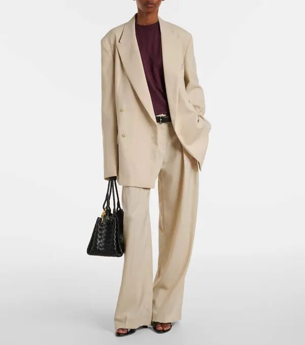 THE FRANKIE SHOP Daytona High-rise Wide-leg Trousers