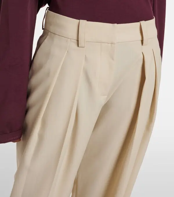 THE FRANKIE SHOP Daytona High-rise Wide-leg Trousers