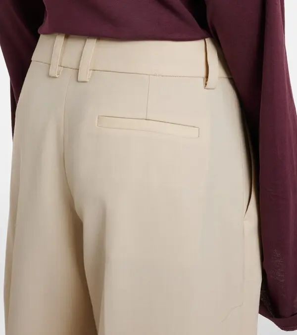 THE FRANKIE SHOP Daytona High-rise Wide-leg Trousers