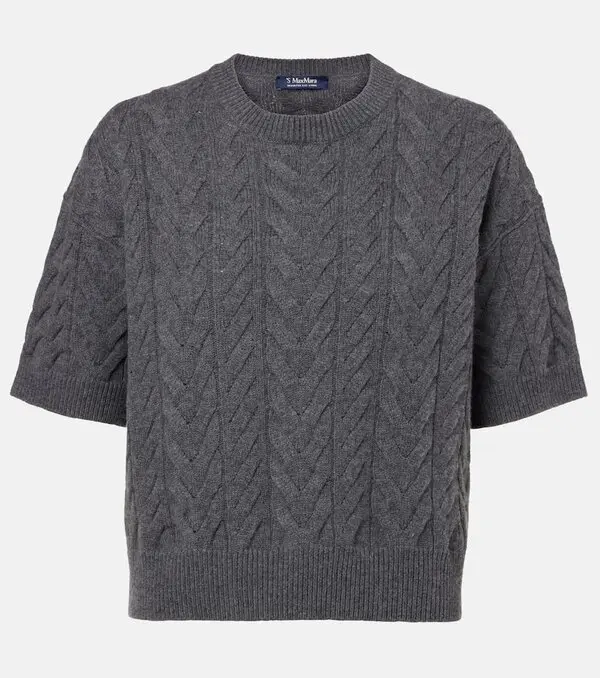 Max Mara Dominus Wool Top - Grey