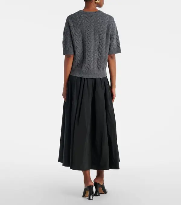 Max Mara Dominus Wool Top - Grey