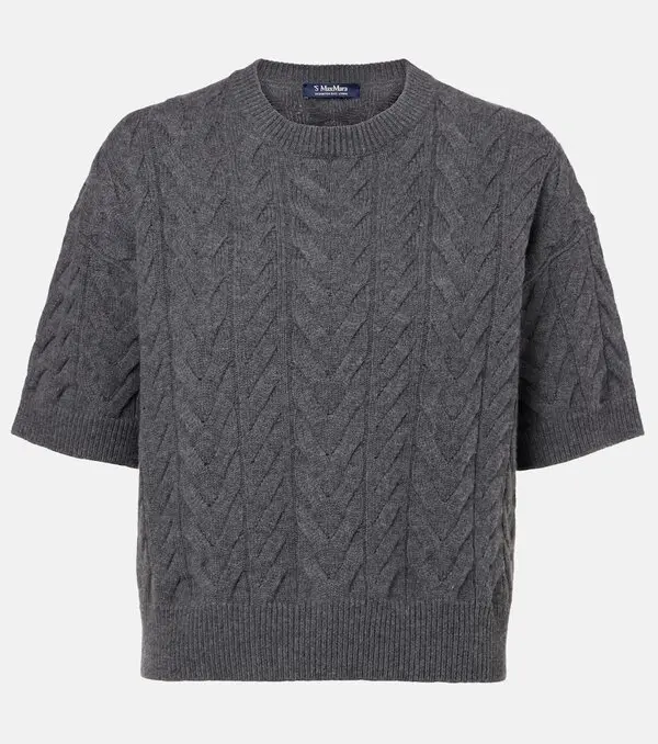Max Mara Dominus Wool Top - Grey