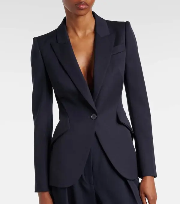 Alexander McQueen Tailored Wool Blazer
