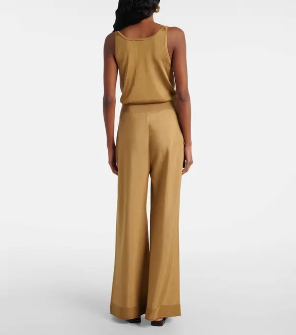 Max Mara Gordon Wide-leg Pants - Brown