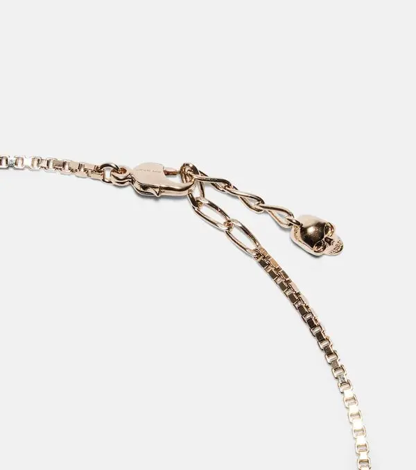 Alexander McQueen Embellished Faux Pearl Necklace