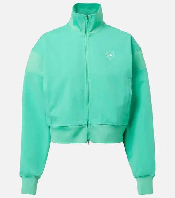 Adidas By Stella McCartney Logo Cropped Jacket