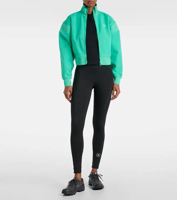 Adidas By Stella McCartney Logo Cropped Jacket