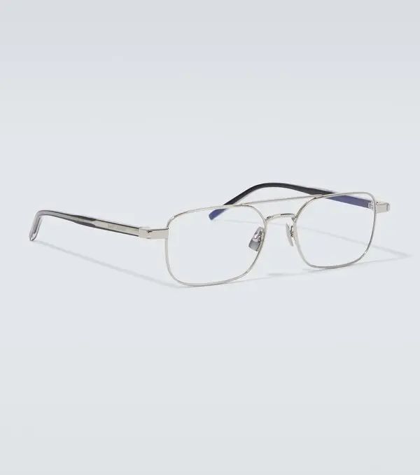 Saint Laurent Sl 780 Rectangular Eyeglasses - Silver