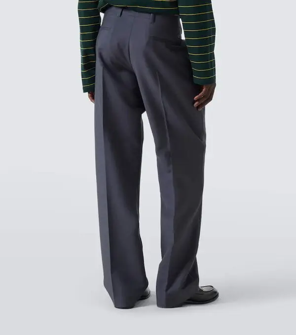 Miu Miu Mohair And Wool Straight Pants