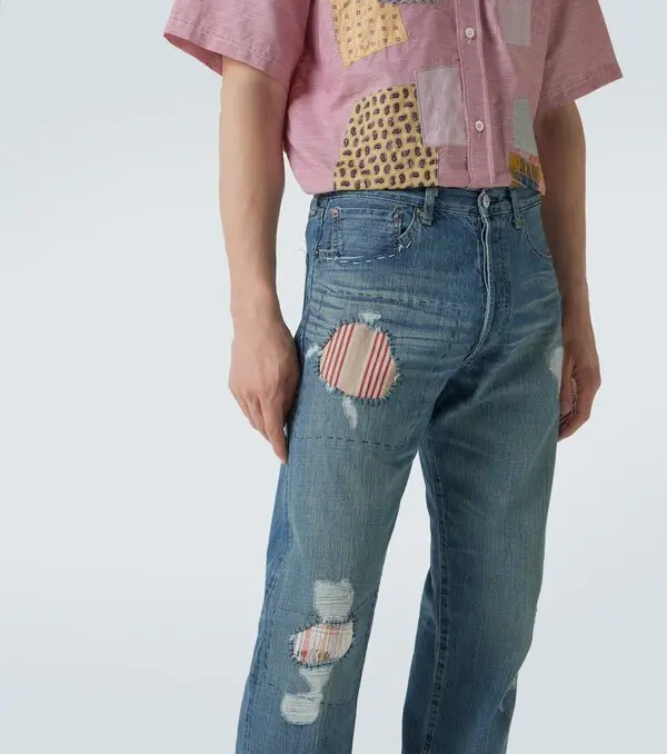 Junya Watanabe X Levi's® Patchwork Straight Jeans