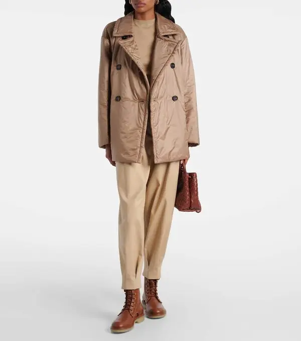 Max Mara Leather Combat Boots - Brown