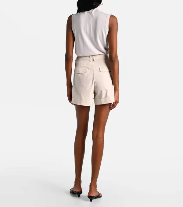 Max Mara Ubino Cotton Poplin Bermuda Shorts