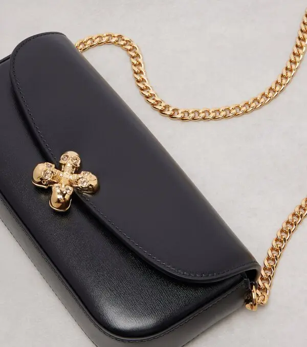 Alexander McQueen Skull Flower Small Shoulder Bag