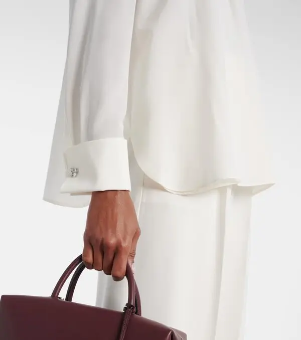 Max Mara Carol Draped Silk Blouse