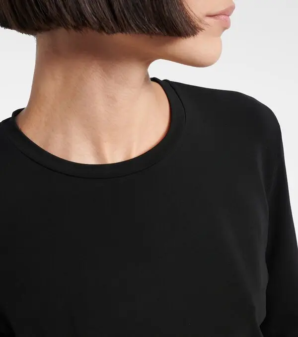 Max Mara Ortensia Jersey Top - Black
