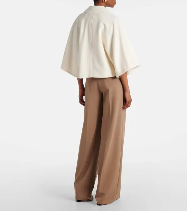 Max Mara Galea Wool And Cashmere Pea Coat