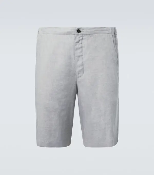 Loro Piana Nolan Linen Bermuda Shorts