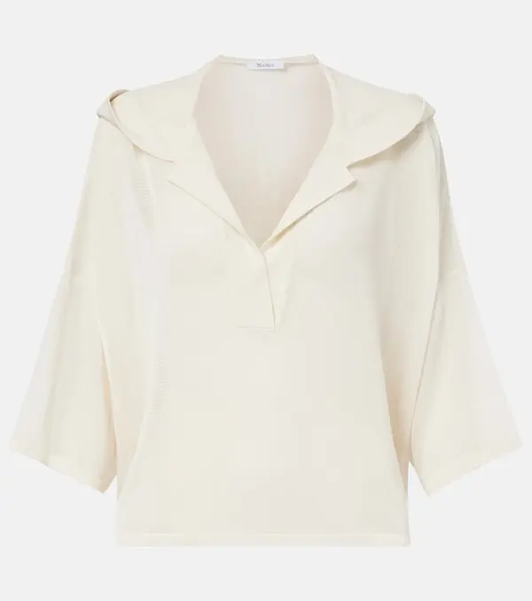 Max Mara Didi Knitted Cotton-blend Shirt