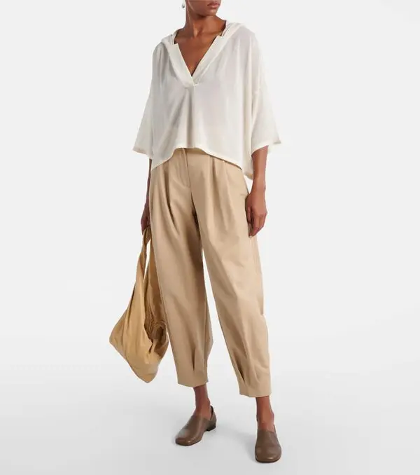 Max Mara Didi Knitted Cotton-blend Shirt