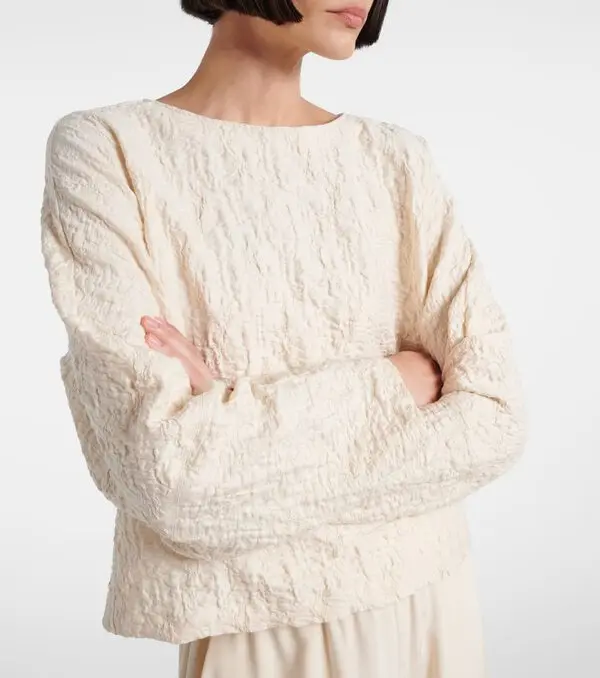Max Mara Pepaia Cotton-blend Jersey Top