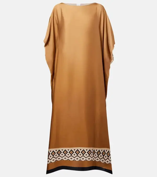 Max Mara Belli Satin Kaftan