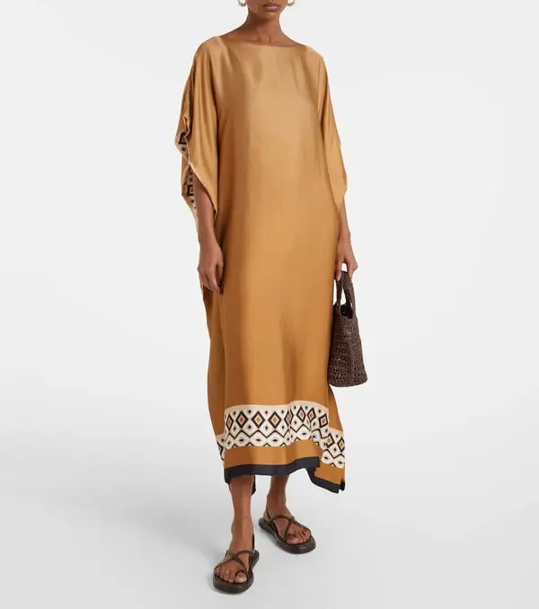 Max Mara Belli Satin Kaftan