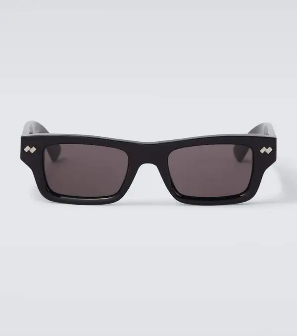 Bottega Veneta Dizzy Rectangle Sunglasses - Black