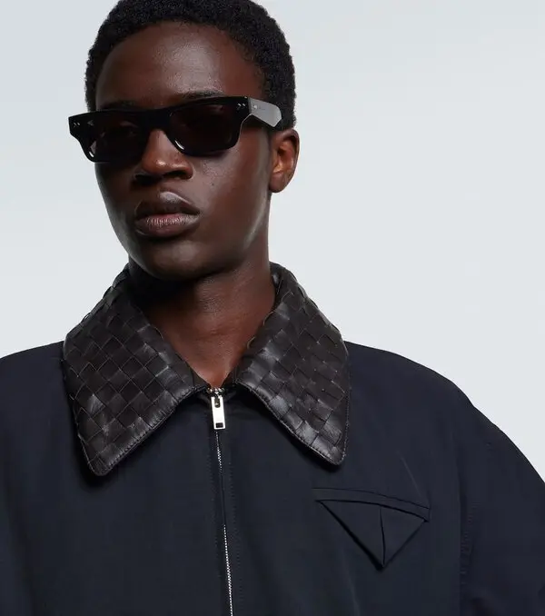 Bottega Veneta Dizzy Rectangle Sunglasses